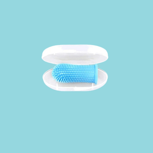 Periuta de dinti degetar 360° din silicon pentru gingii bebe, Empria ...