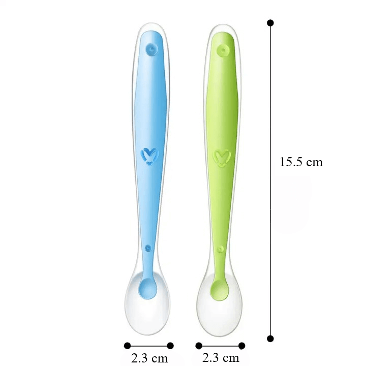 Lingurita flexibila, silicon, bebelusi, Empria, Verde - eMAG.ro